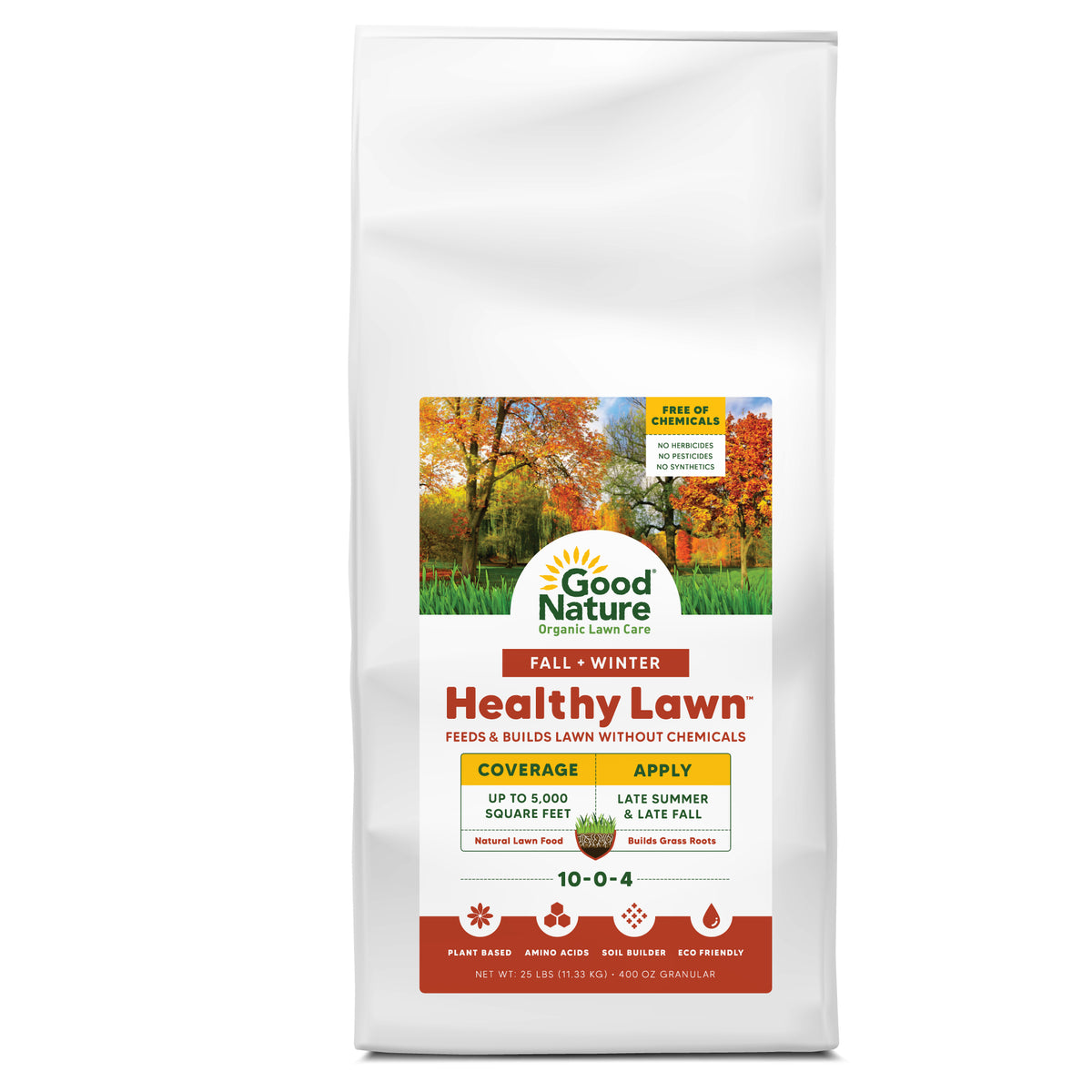Healthy Lawn Organic Fertilizer (Fall + Winter) | Good Nature Organic ...